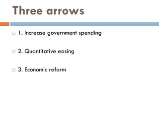 Abenomics | PDF