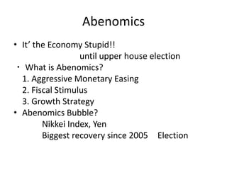 Abenomics akio fujii | PPTX