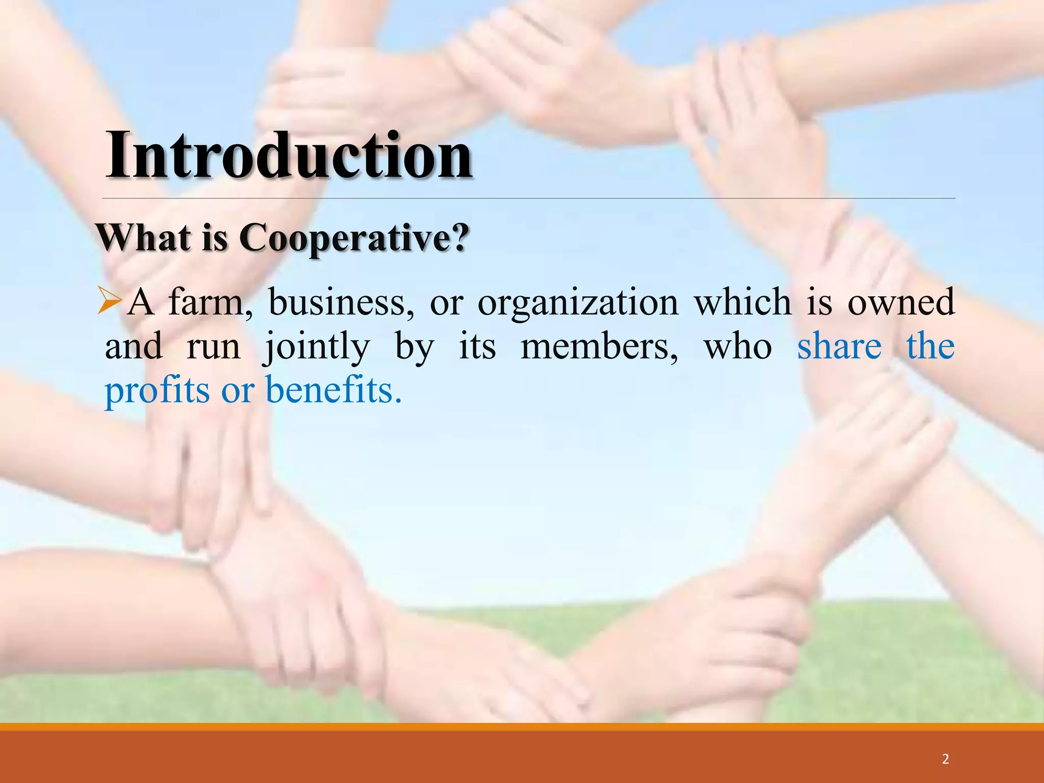Role Of Cooperatives in AgriBusiness Development | PPTX
