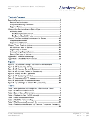 Aberdeen Group: Accounts Payable Transformation | PDF