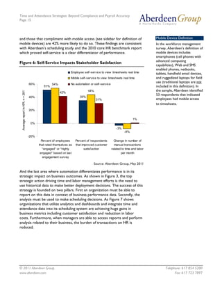 Aberdeen Group Time & Attendance Strategies, Beyond Compliance and ...