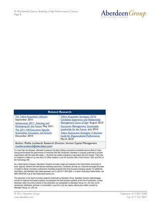 Aberdeen Research Brief | PDF