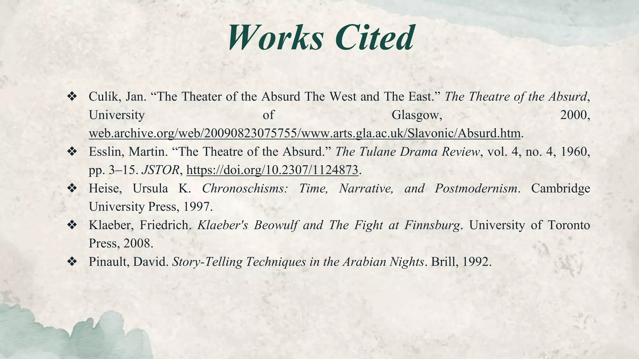 The_Use_of_Non-Linear_Narrative_in_Theater_of_the_Absurd.pptx