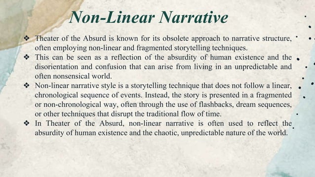 The_Use_of_Non-Linear_Narrative_in_Theater_of_the_Absurd.pptx