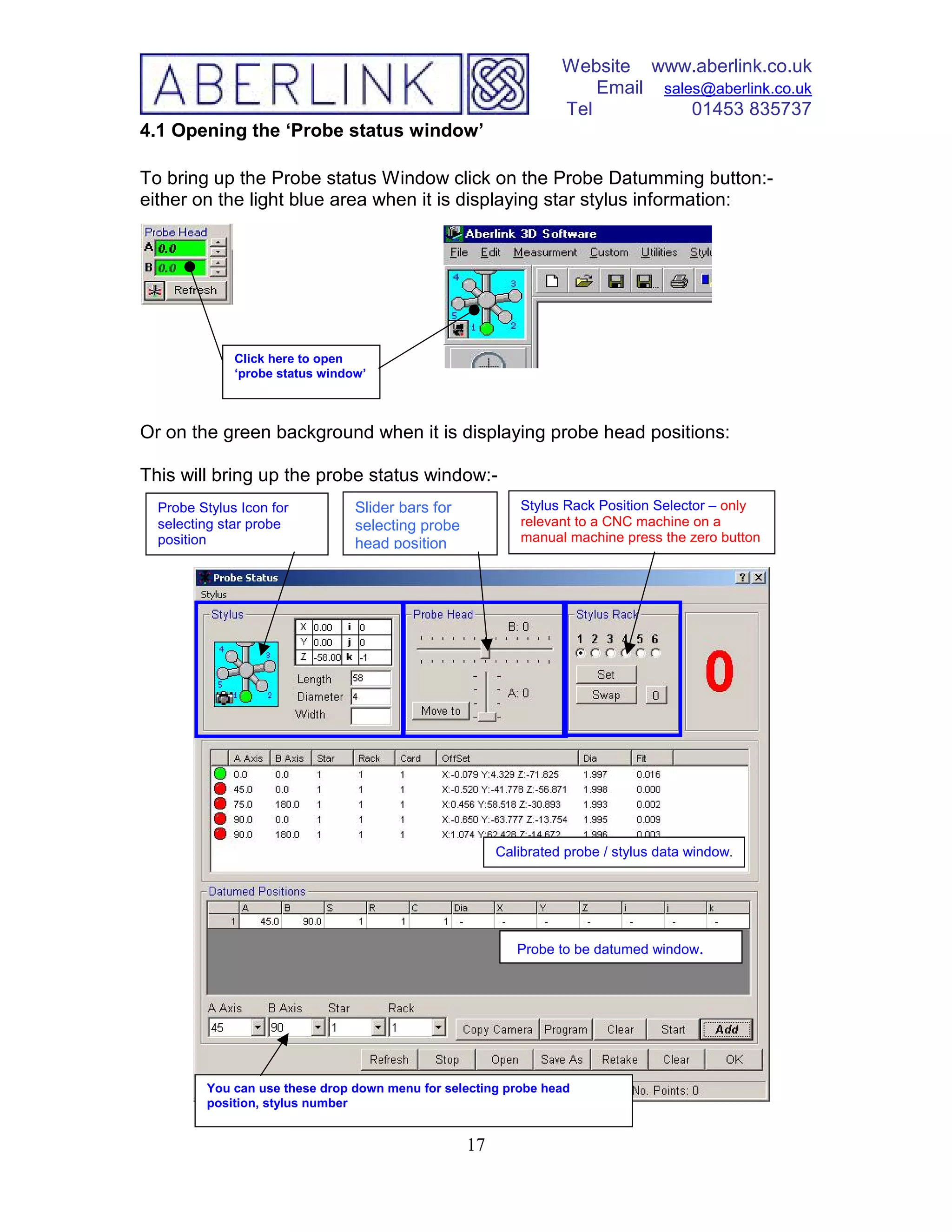 Aberlink 3 d manual | PDF