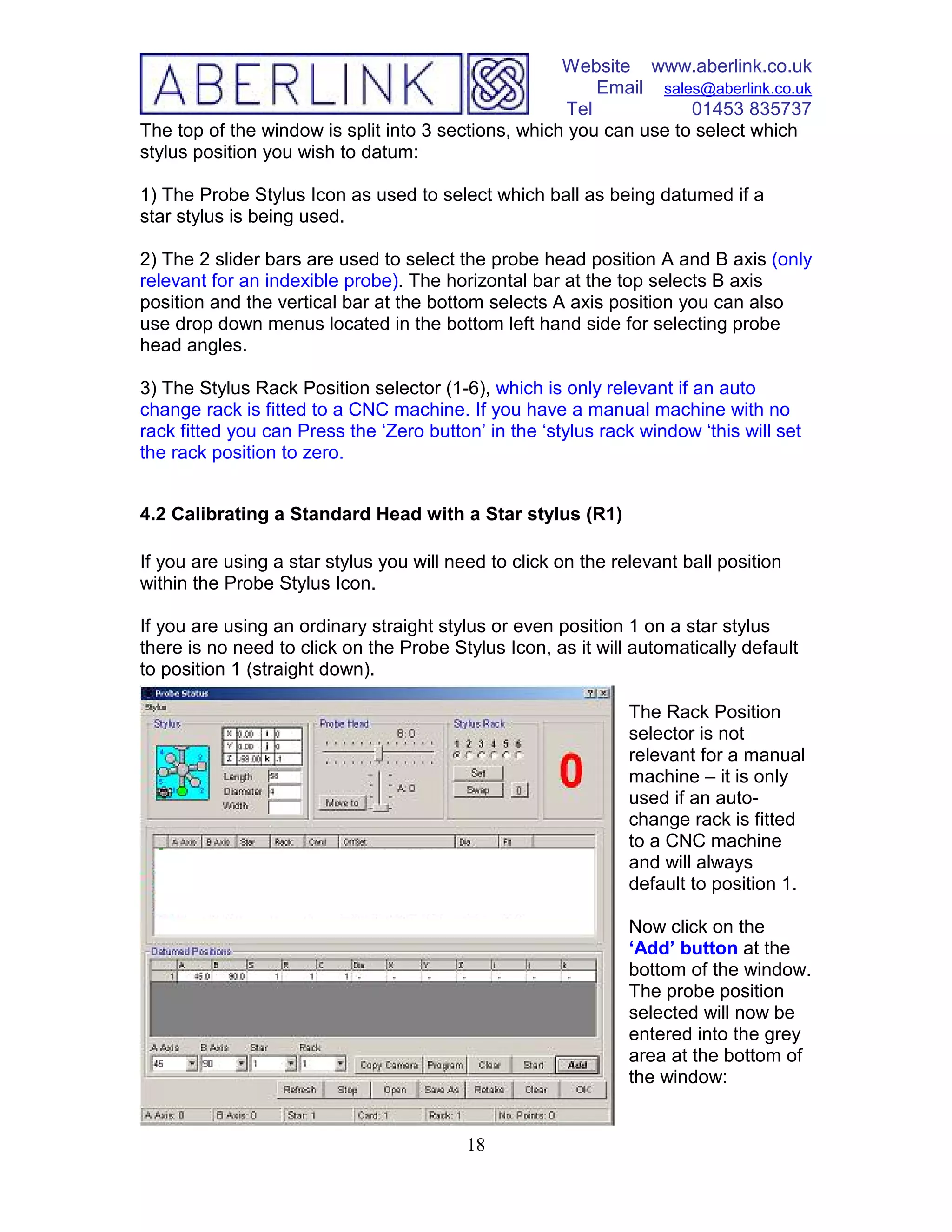 Aberlink 3 d manual | PDF