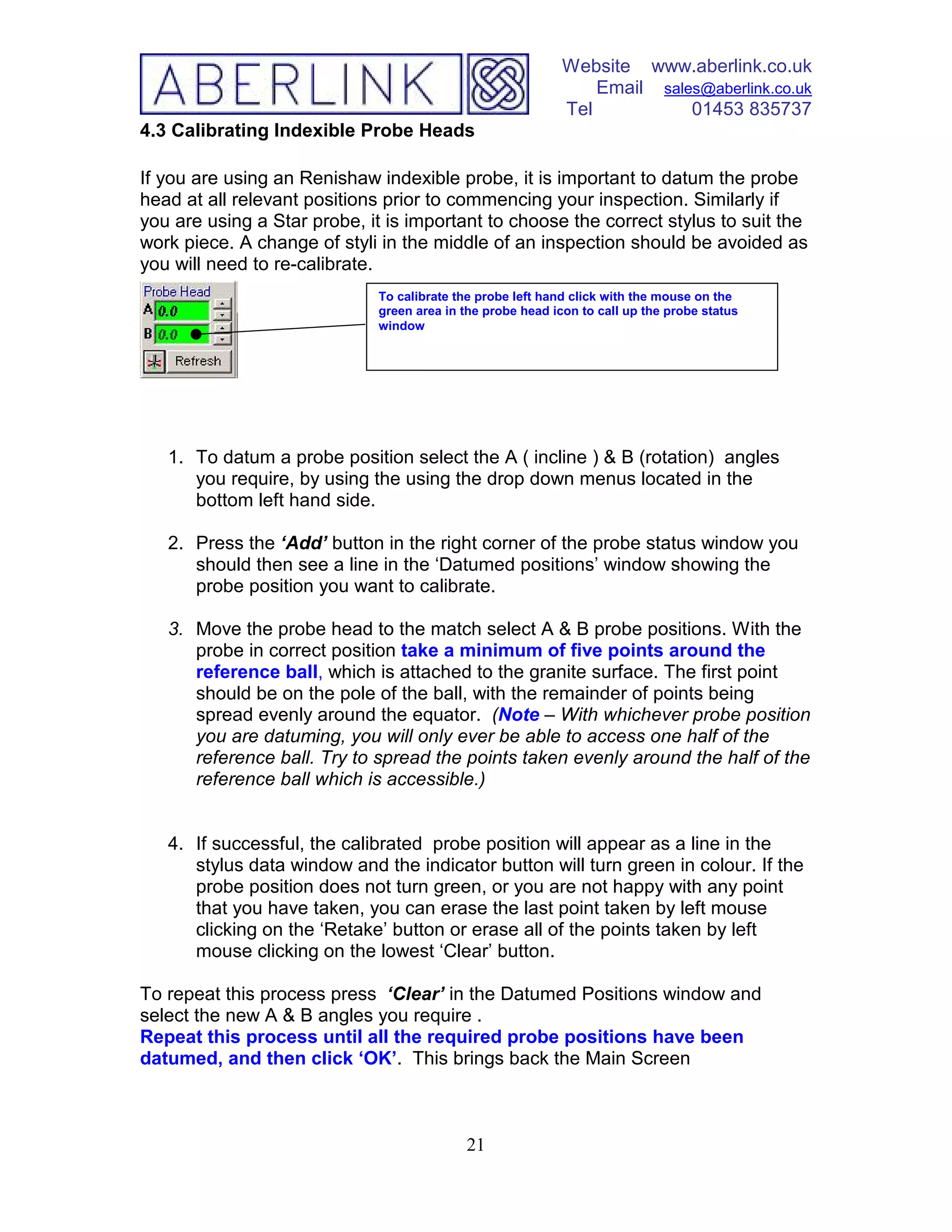 Aberlink 3 d manual | PDF