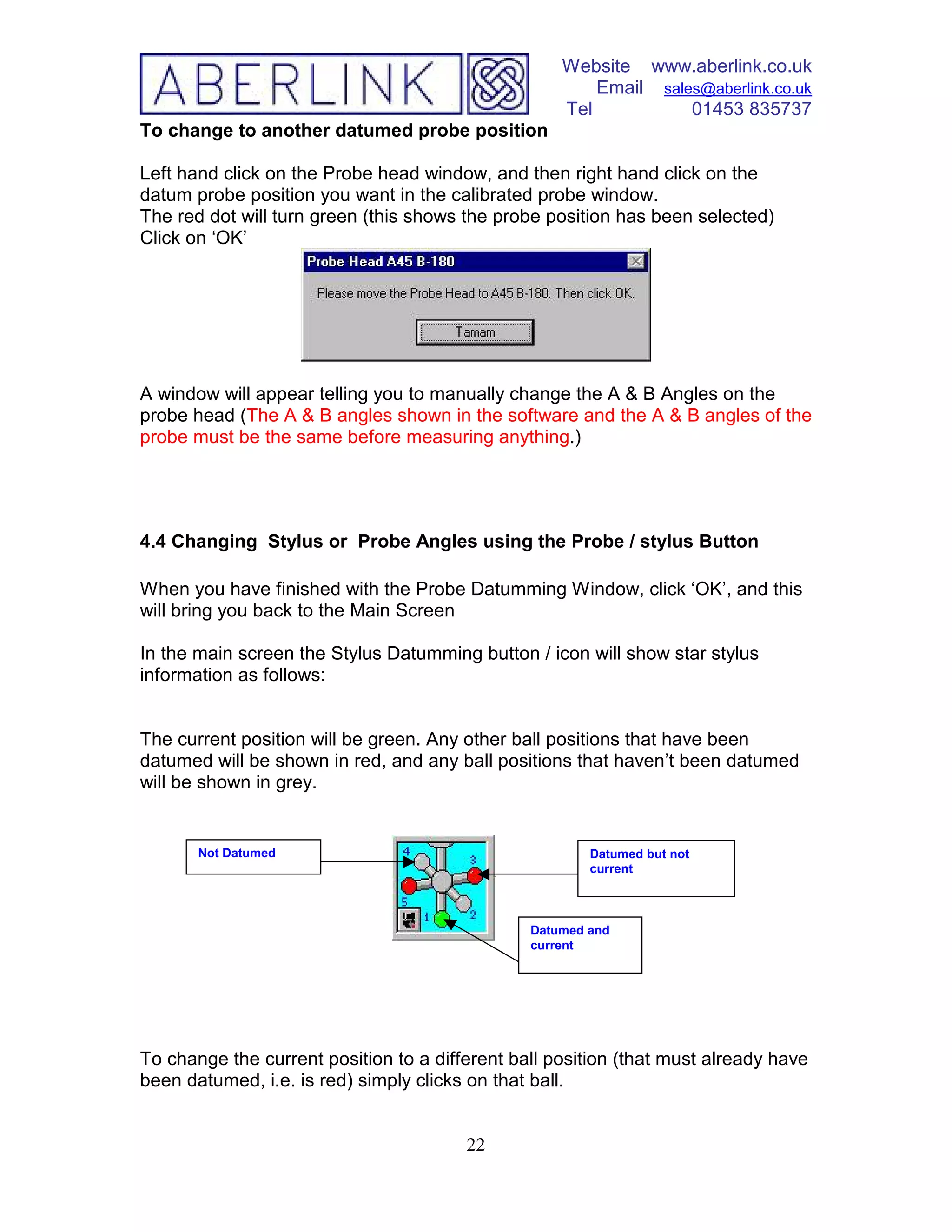 Aberlink 3 d manual | PDF