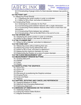 Aberlink 3 d manual | PDF