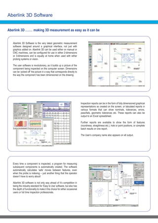 Maquina de medicion por coordenadas Aberlink zenith too | PDF