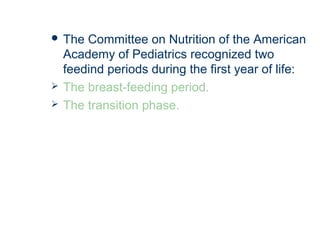 infant nutration | PPT