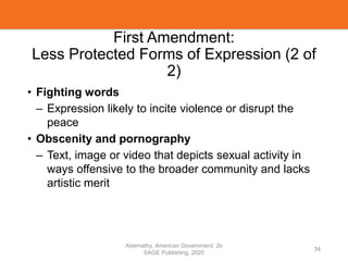 Abernathy2e full ppt04 Civil Liberties Fall 2019 Professor Seymour | PPTX