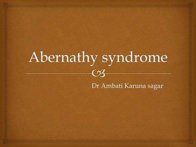 Abernathy syndrome