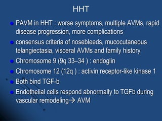 Abernethy and PAVM.pptx | Lung and Respiratory Health | Diseases and ...