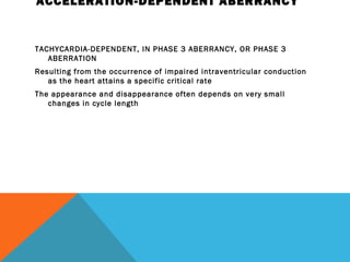 Aberrant conduction | PPT