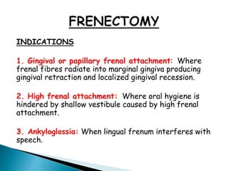 Aberrant frenum and its treatment | PPTX