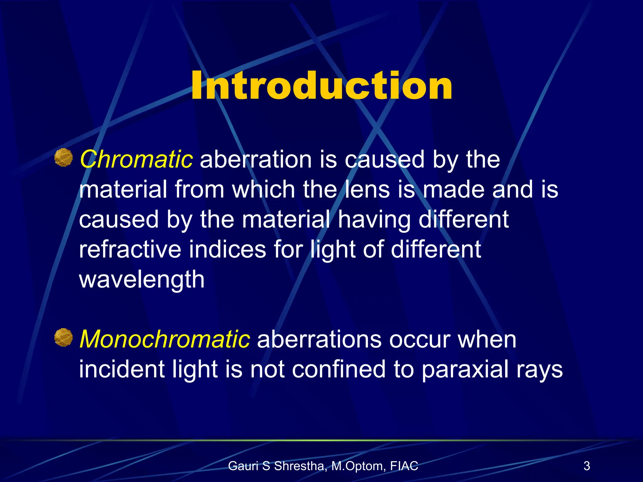 Aberrations | PPT