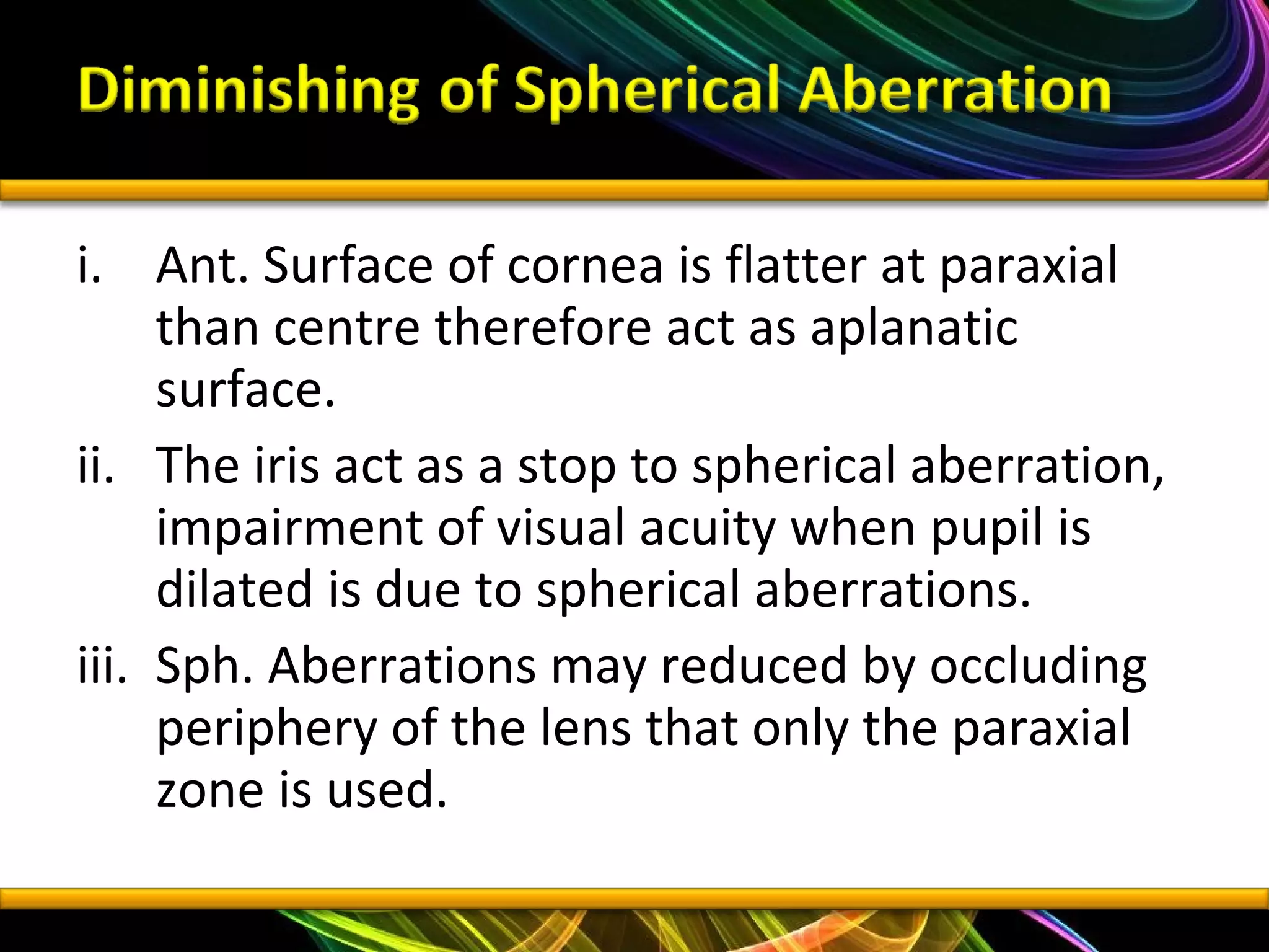 Aberrations | PPT