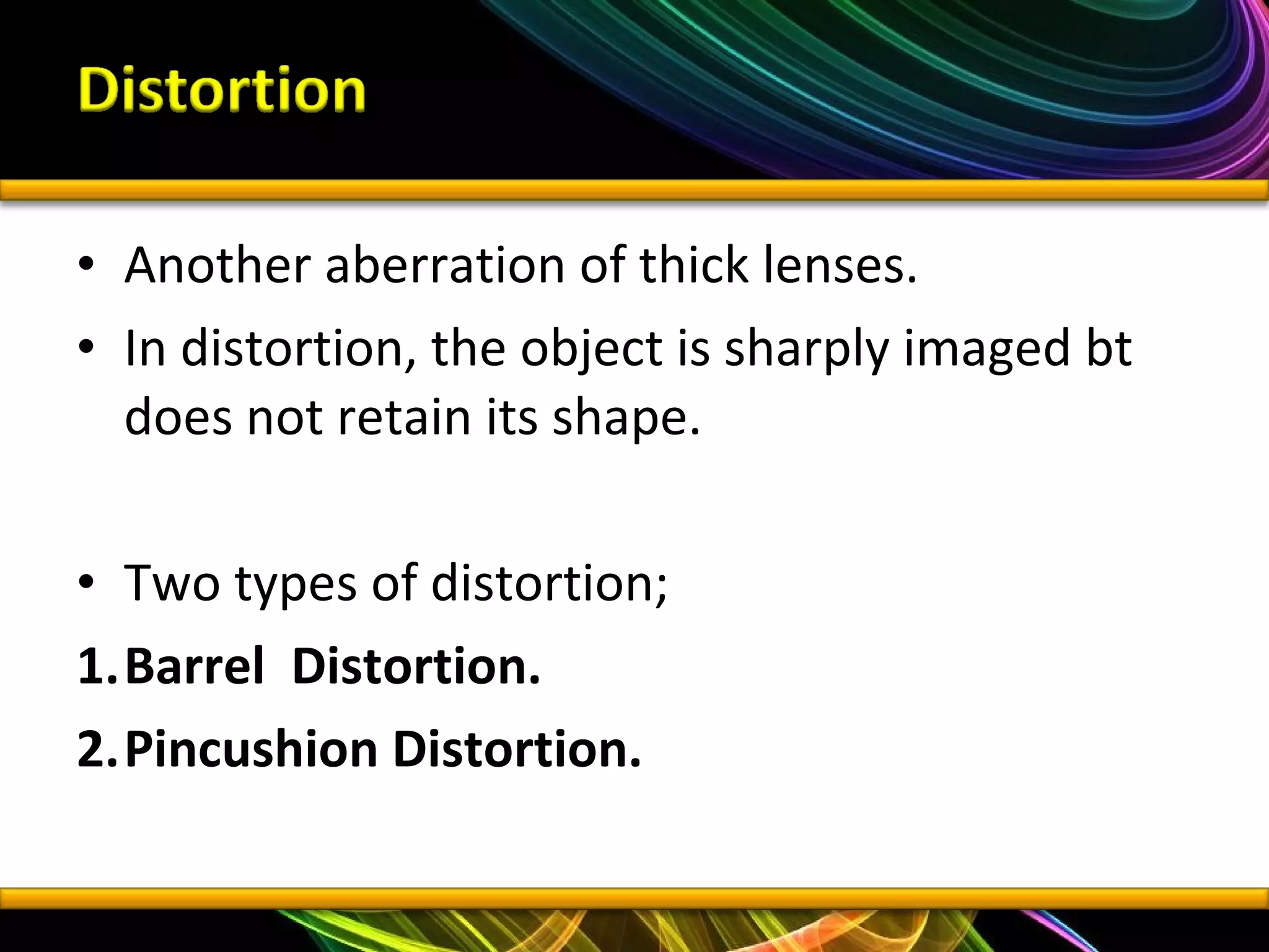 Aberrations | PPT