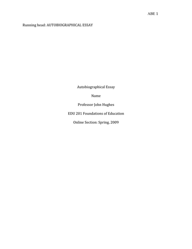 Abe sample paper 2 | DOCX | Professional School | Postgraduate Education