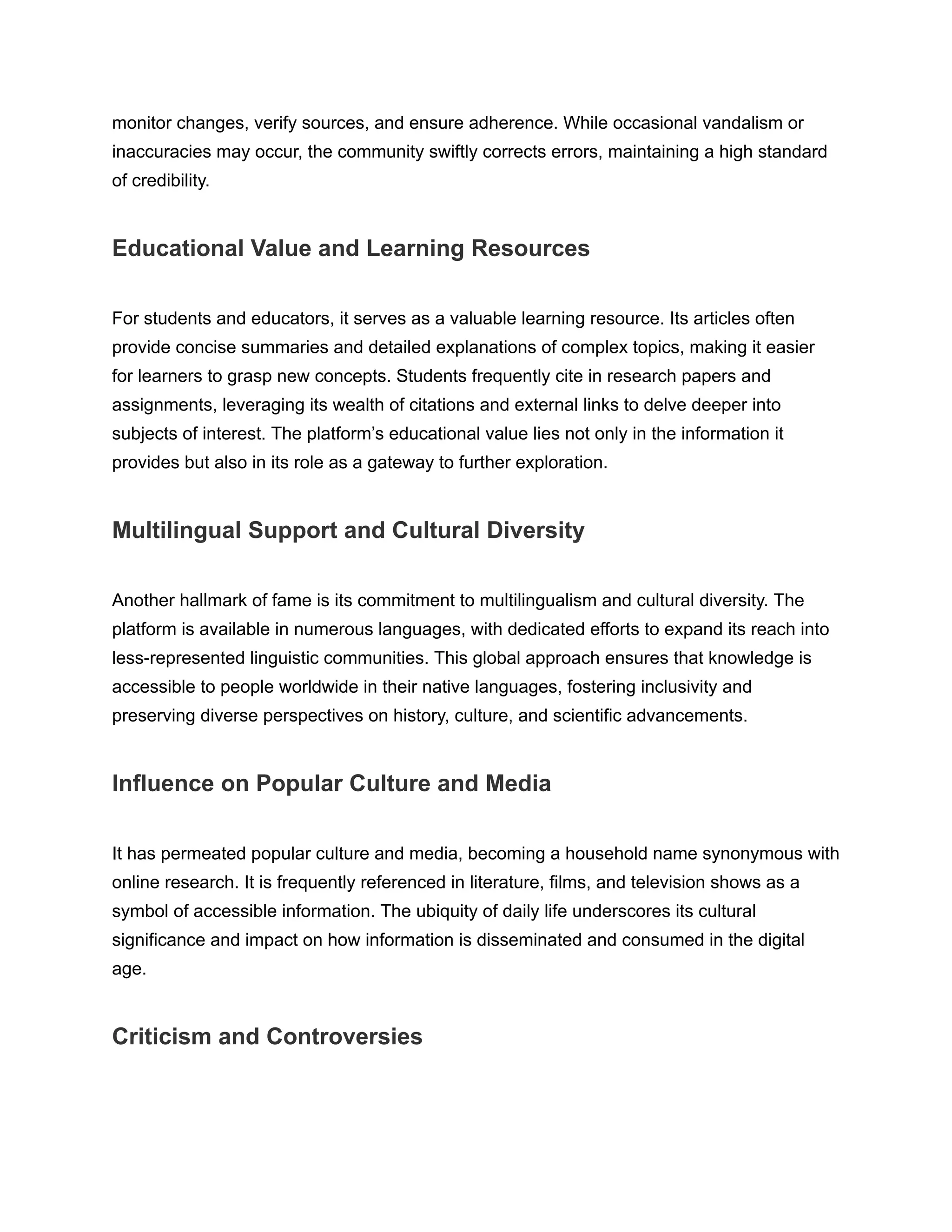 A Best Educational Platform for all Types of People or why Wikipedia is ...