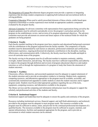 Abet criteria | PDF