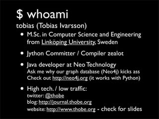 A Better Python for the JVM | PPT