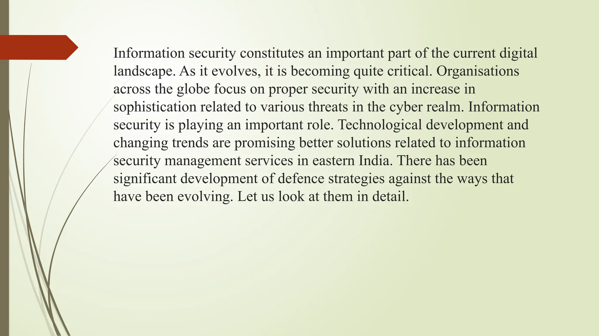 A better look at the trends and emerging technologies in information security | PPTX ...