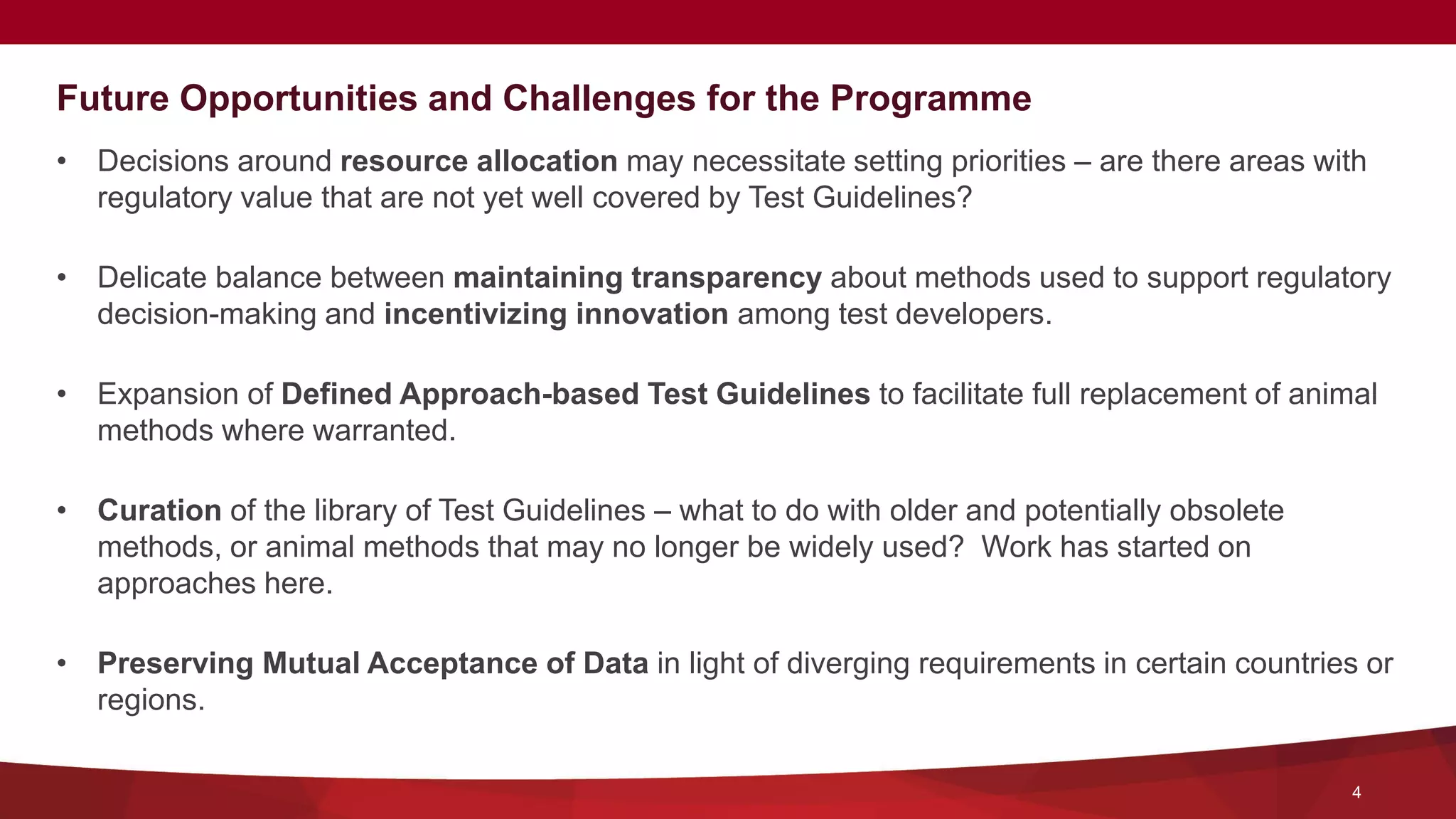 A better understanding of the OECD Test Guidelines Programme and the ...