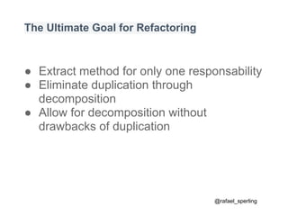A better way to learn refactoring | PPT