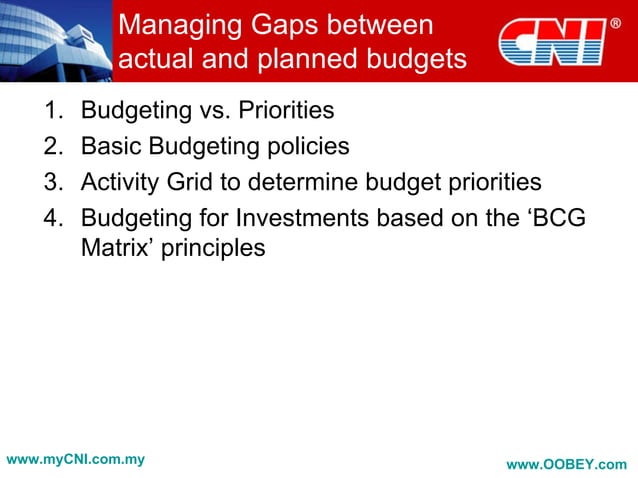 Strategic Planning And Budgeting Part 2: Alignment, Budgeting, and ...