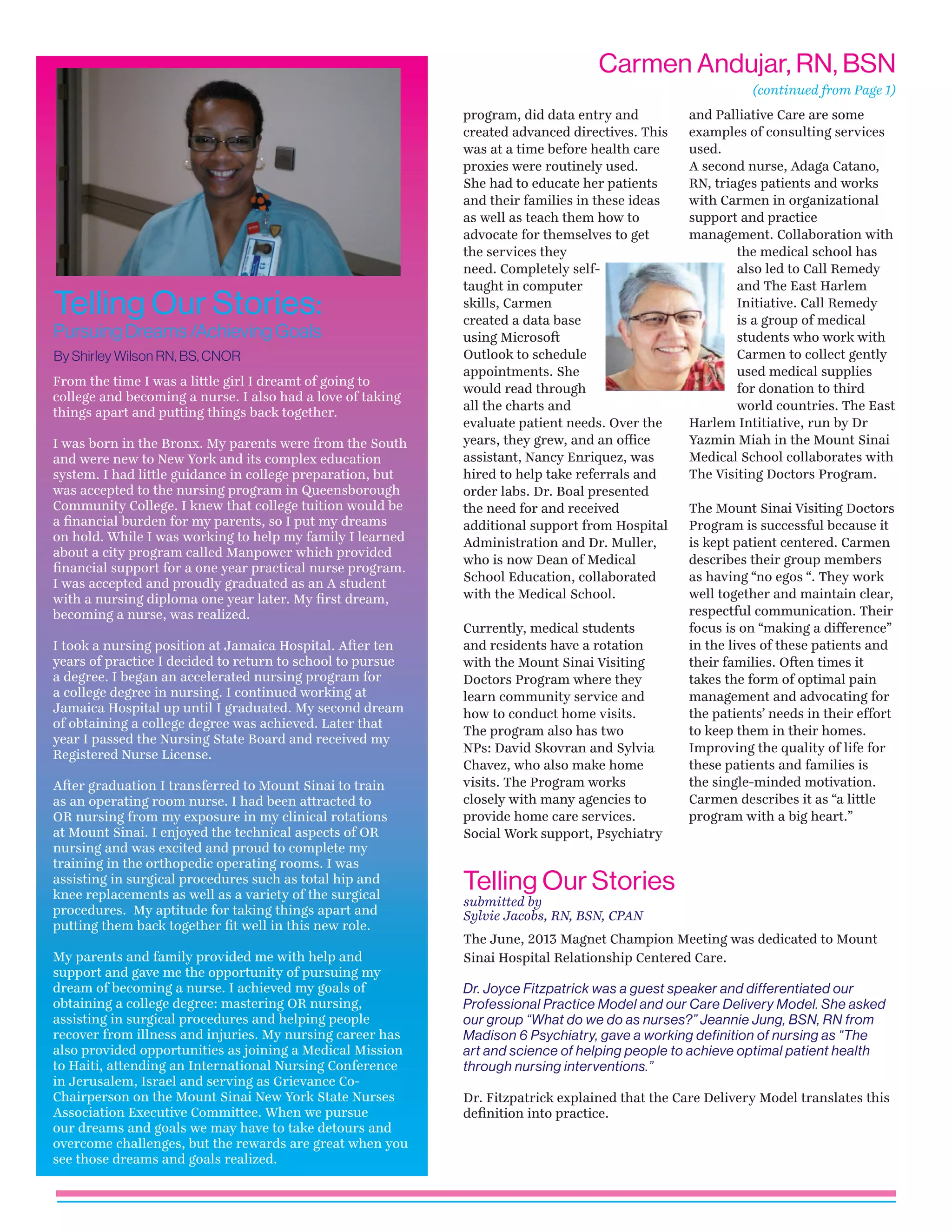 Newsletter-Fall2013 | PDF | Healthcare Industry | Industries