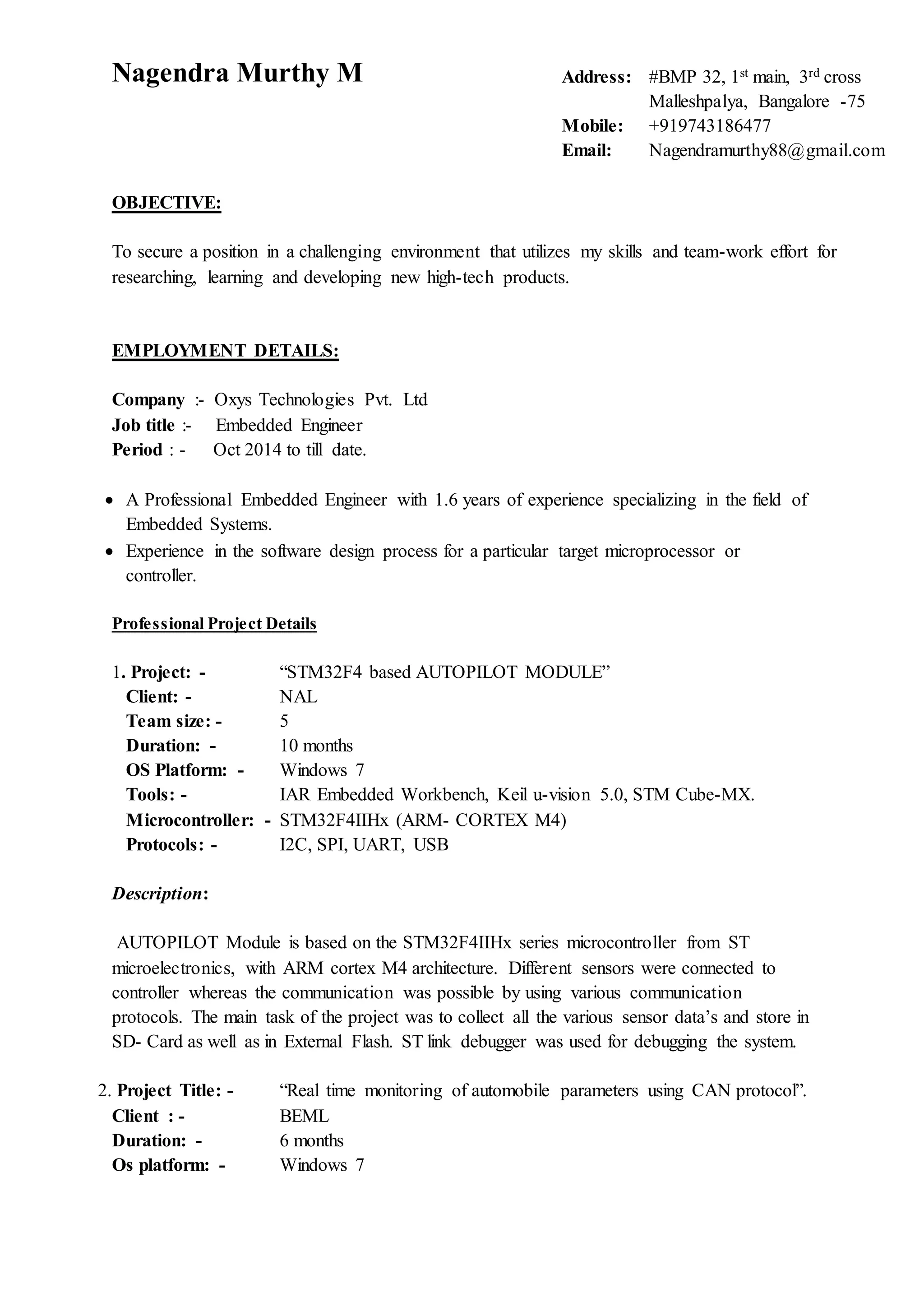 Nagendra Murthy M _1 | PDF