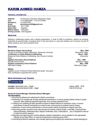 Karim Hamza cv(1) | DOC