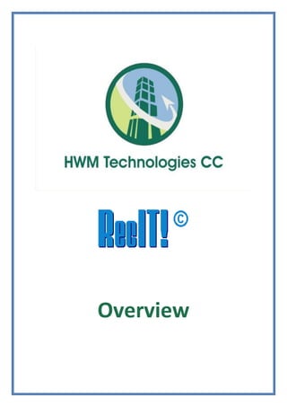 Welcome to HWM Technologies CC RecIT Overview | PDF | Databases ...