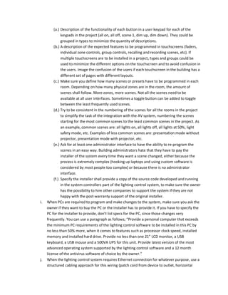 AV system and lighting controls integration | PDF