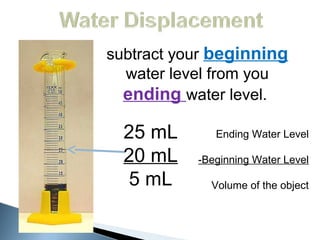 Mass and Volume of Matter | PPT