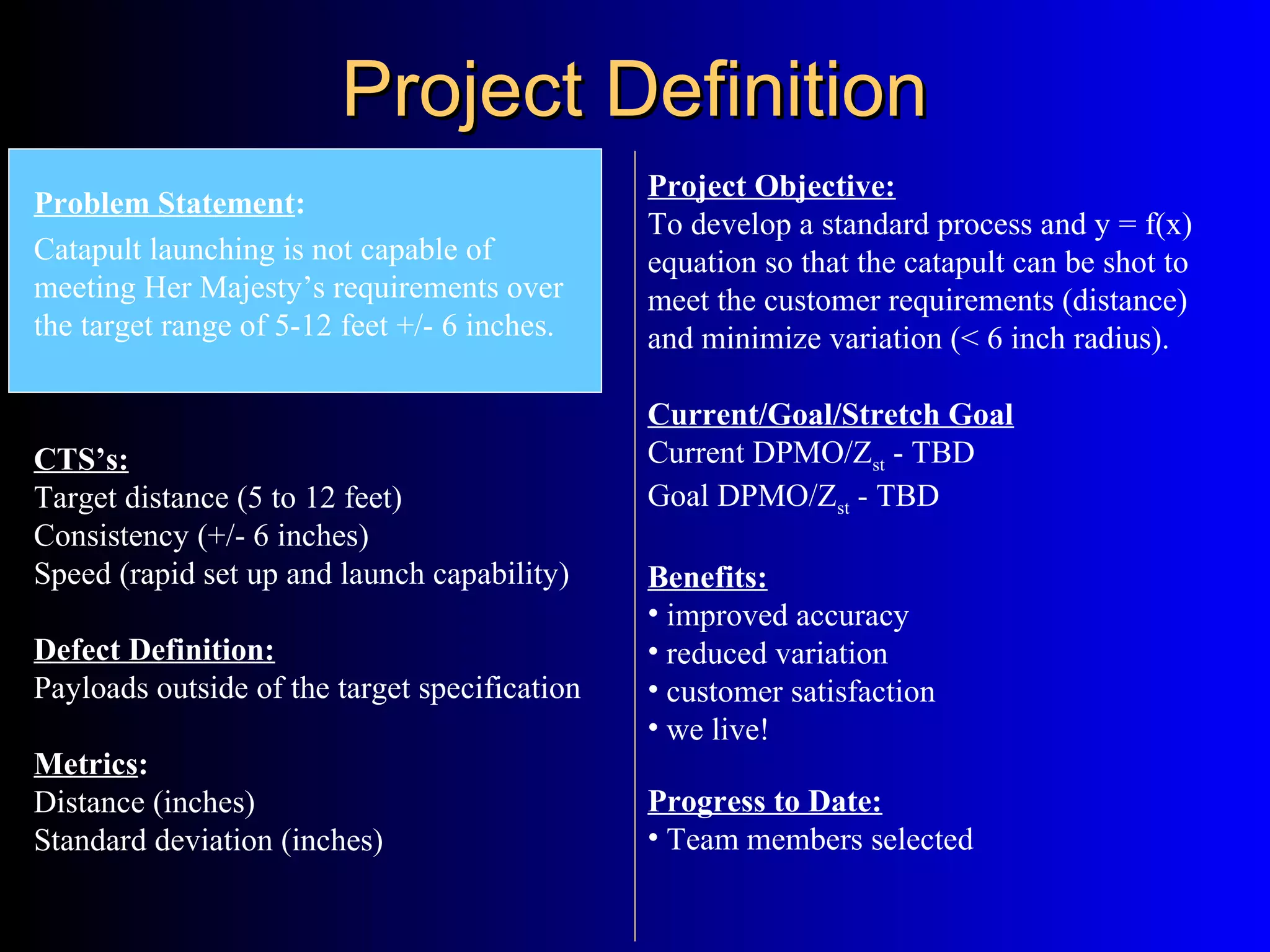 Catapult DOE Case Study | PPT