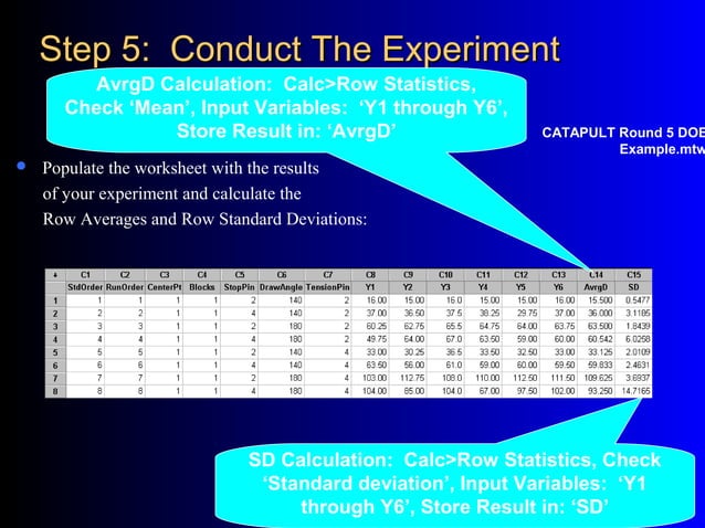 Catapult DOE Case Study | PPT
