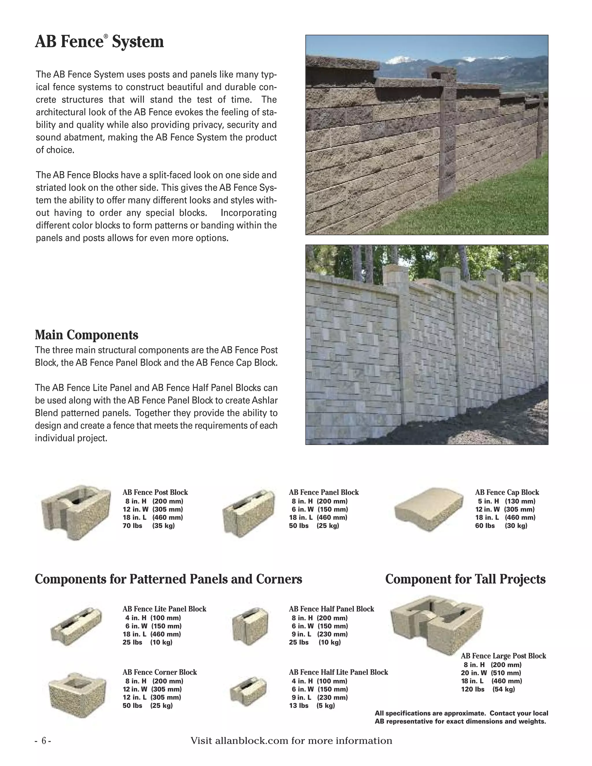 Stone Works Canada-Ab fence installation catalog | PDF