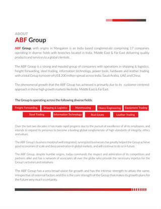 ABF Group (HR Manager Contact - Wilson, 9845684754) | PDF