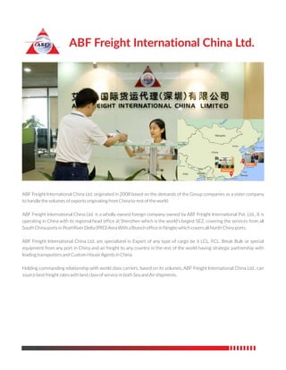 ABF Group (HR Manager Contact - Wilson, 9845684754) | PDF