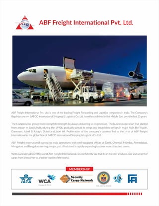 ABF Group (HR Manager Contact - Wilson, 9845684754) | PDF