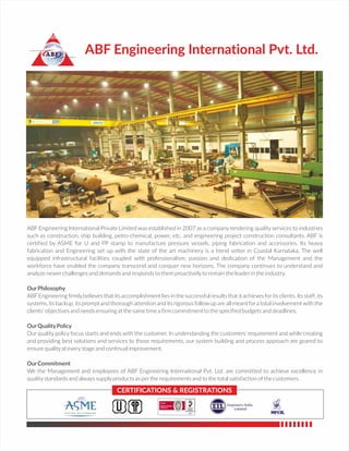 ABF Group (HR Manager Contact - Wilson, 9845684754) | PDF