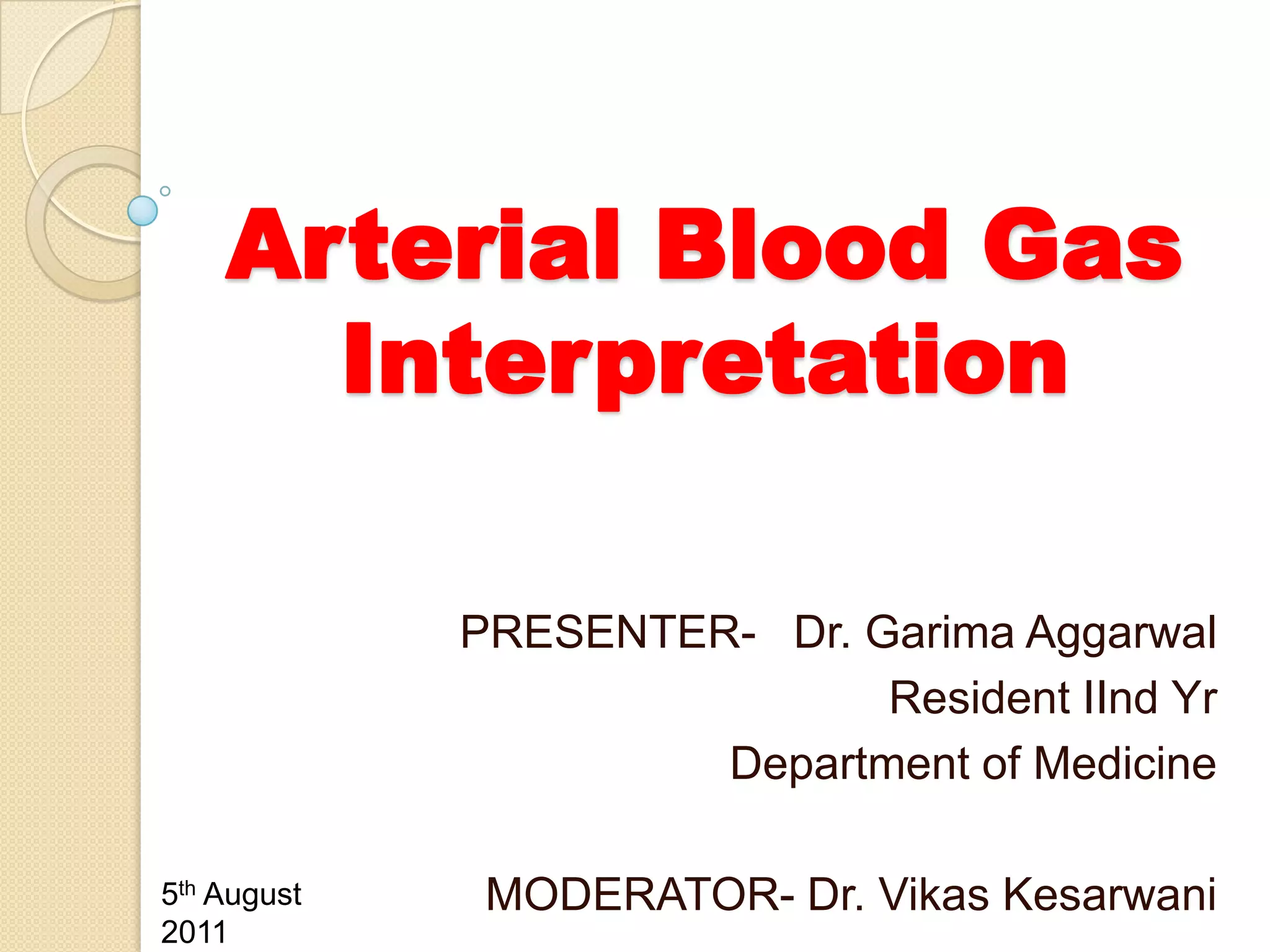 ABG Interpretation | PPTX