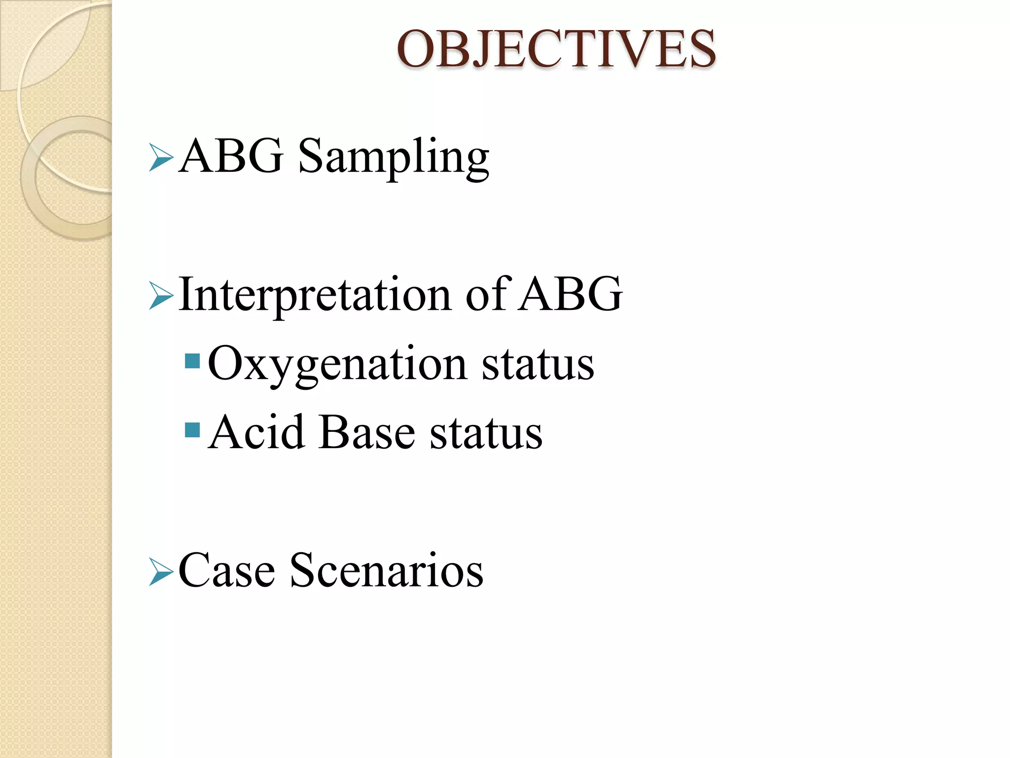 ABG Interpretation | PPTX