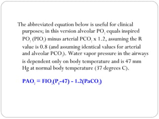 Arterial Blood Gas Analysis Toufiqur Rahman | PPT