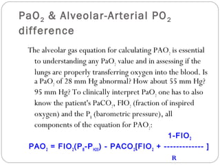 Arterial Blood Gas Analysis Toufiqur Rahman | PPT