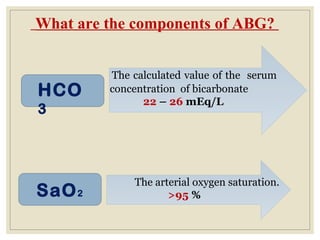 Arterial Blood Gases Interpretation, Bit-by-Bit approach | PPT