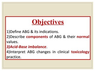 Arterial Blood Gases Interpretation, Bit-by-Bit approach | PPT